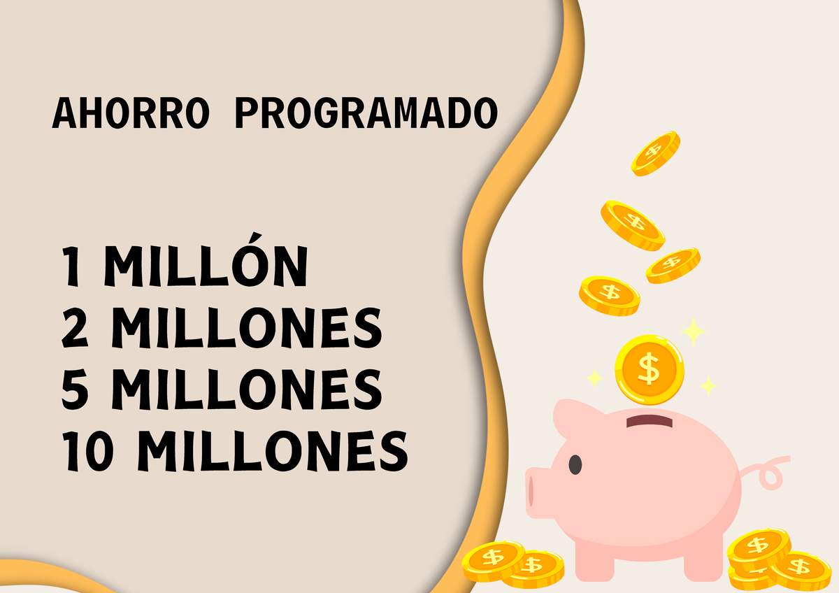 Plantillas de Ahorro Programado: Cumple tu Meta Financiera - Studocu