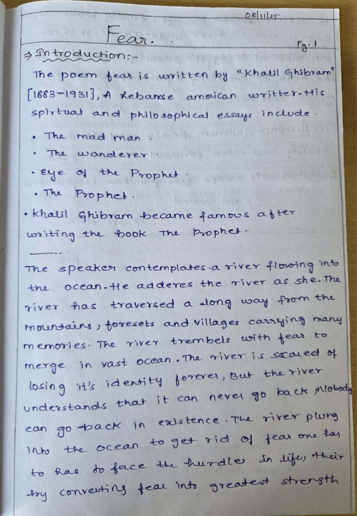 Literary Analysis: Fear, Identity, and Transformation in Poetry and ...