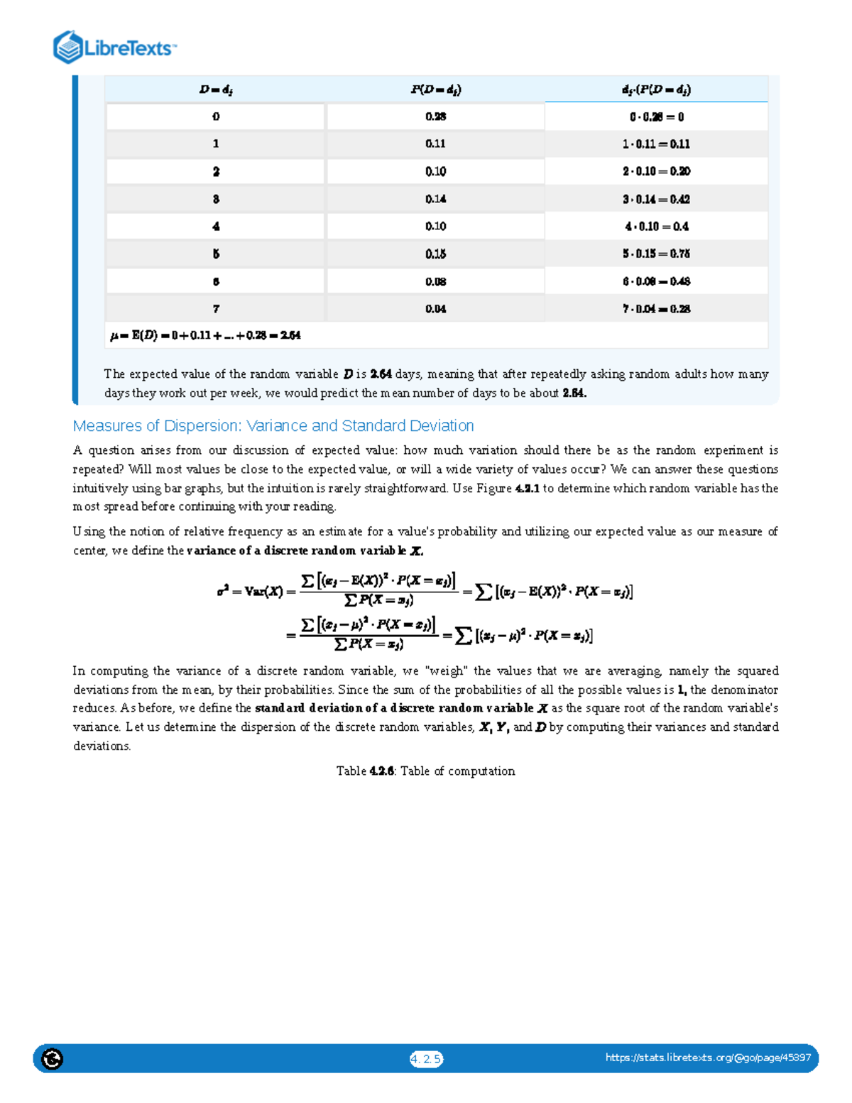 Elements of Statistics: Expected Values & Variance Analysis - Studocu
