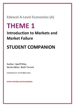 3.4. Market Structures - Edexcel Economics (A) A-level Theme 3 ...