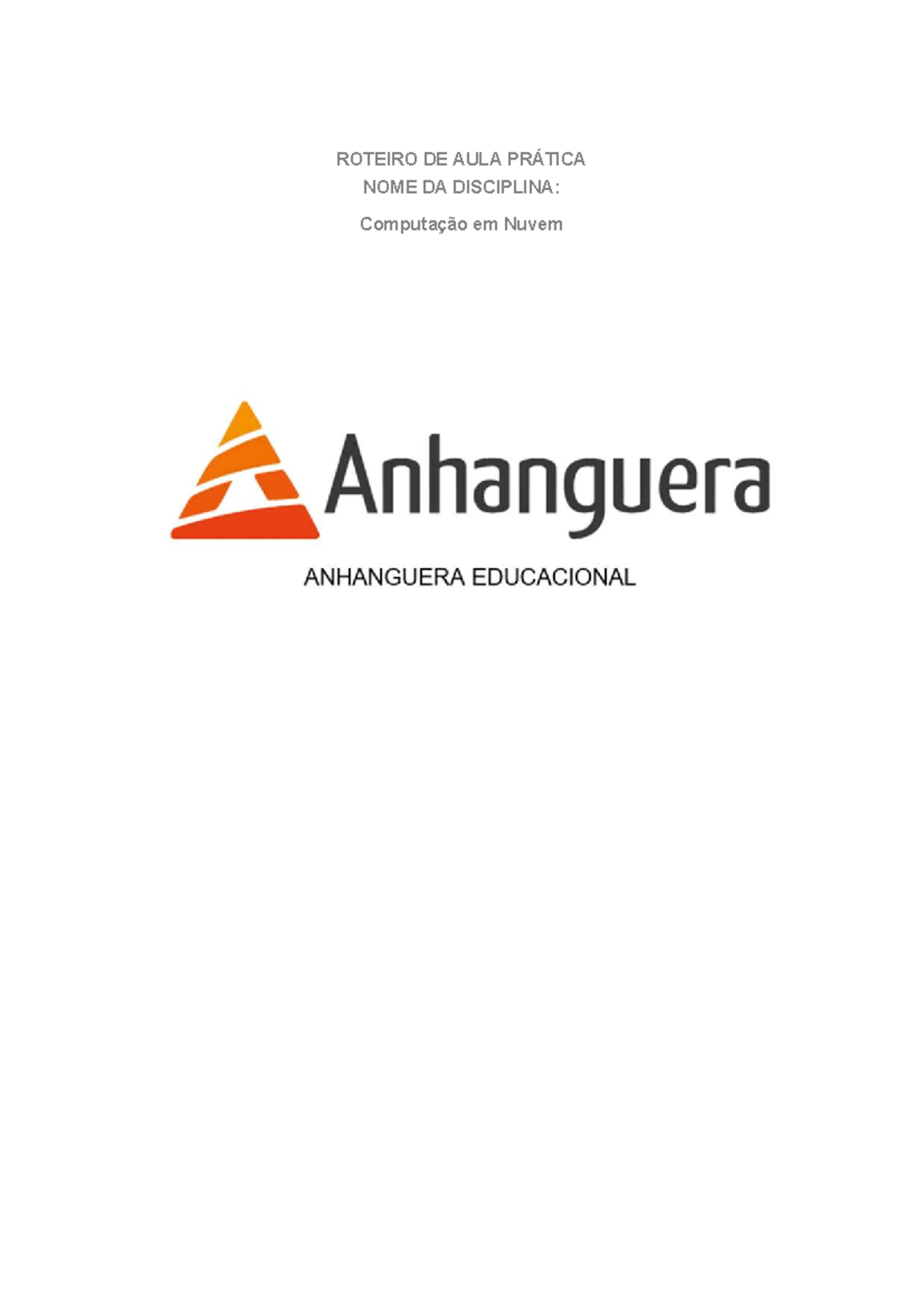 Aula Prática: Introdução ao CloudSim em Computação em Nuvem - Studocu