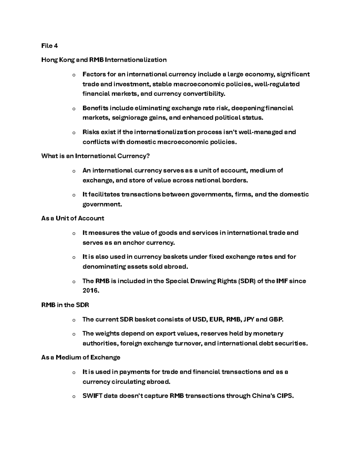 RMB Internationalization: Factors, Benefits, and Risks in HK Context ...