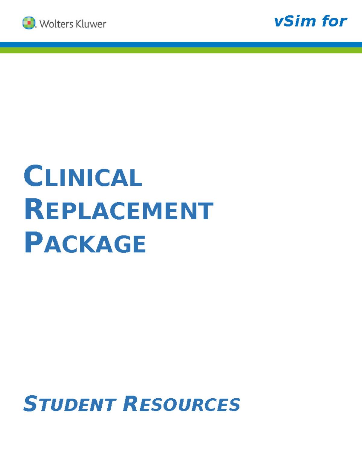 vSIM Clinical Replacement Packet: Jennifer Hoffman Guidelines - Studocu