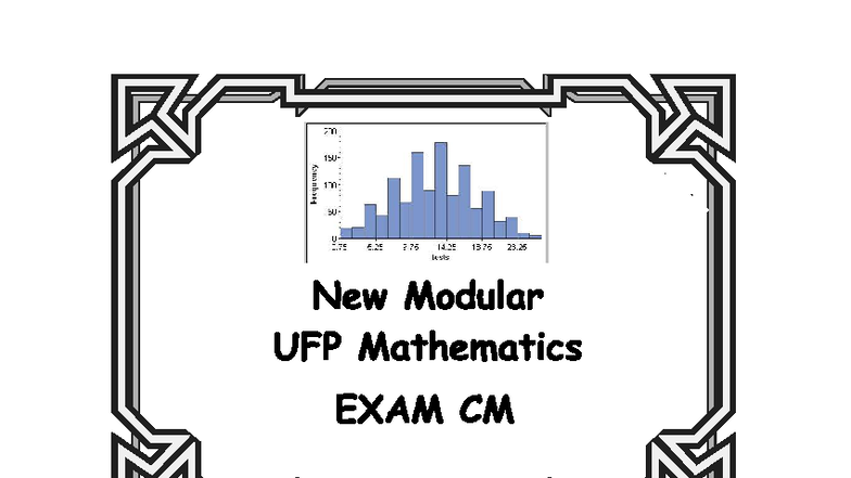 Final Exam Study Notes - UFP Mathematics CM Unit S1 (Discrete Data ...