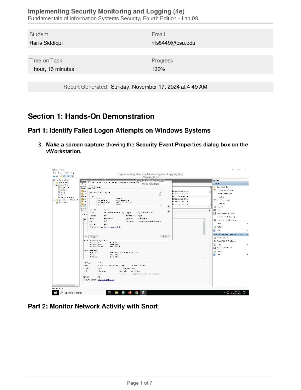 Security Monitoring and Logging: Hands-On Demonstrations and Applied ...