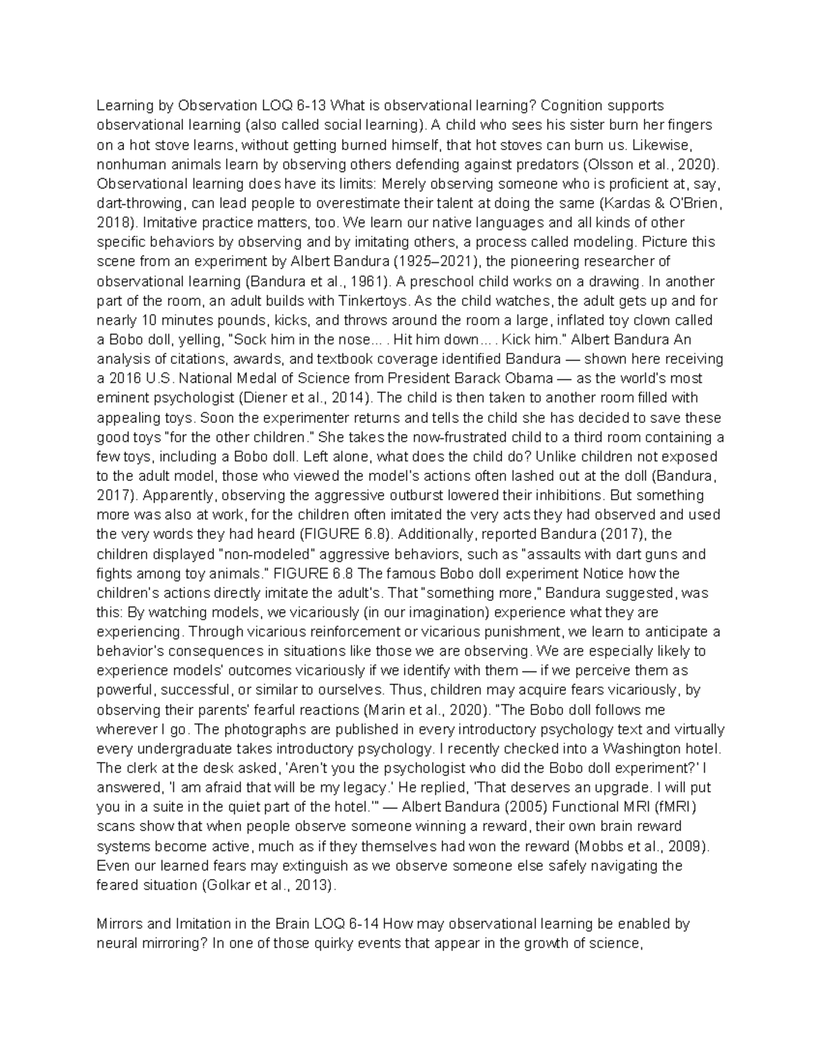 Observational Learning: Insights from Bandura's Bobo Doll Experiment ...