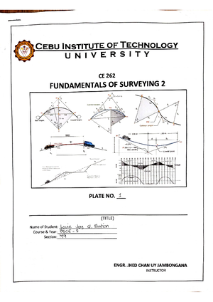 Reversed Curve Sample Problem - fundamental surveying - Studocu