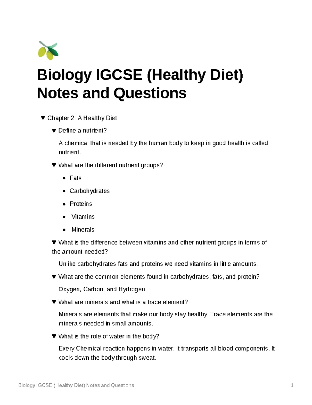 Circulatory System Igcse Biology Notes And Questions Circulatory System Igcse Biology Notes