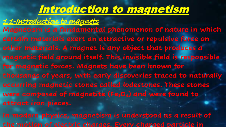 Physics Practical: Introduction to Magnetism and Magnetic Fields - Studocu