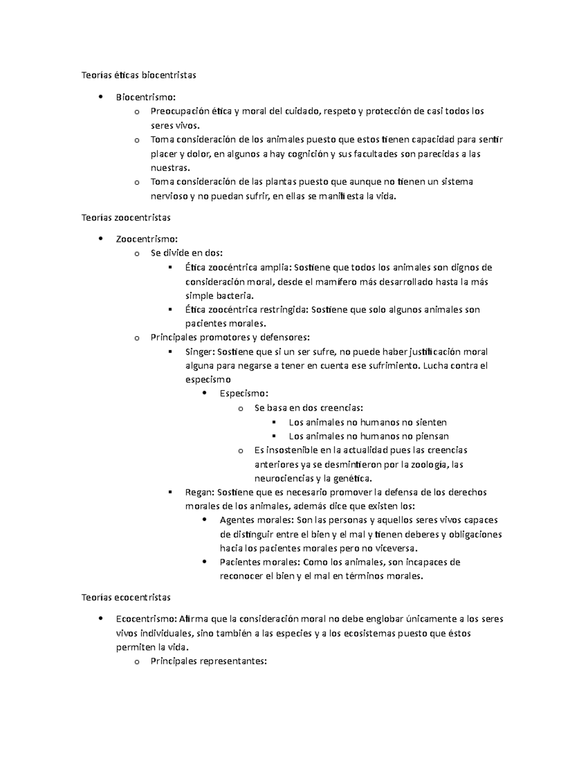 Teorías éticas: Biocentrismo, Ecocentrismo, y Zoocentrismo en 2023 ...
