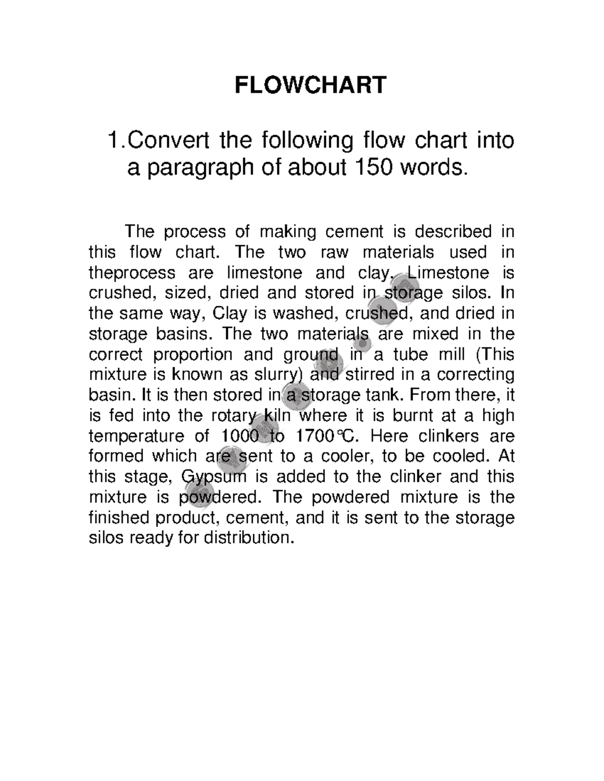 Cement Manufacturing Process Flow Chart and Key Steps Explained - Studocu