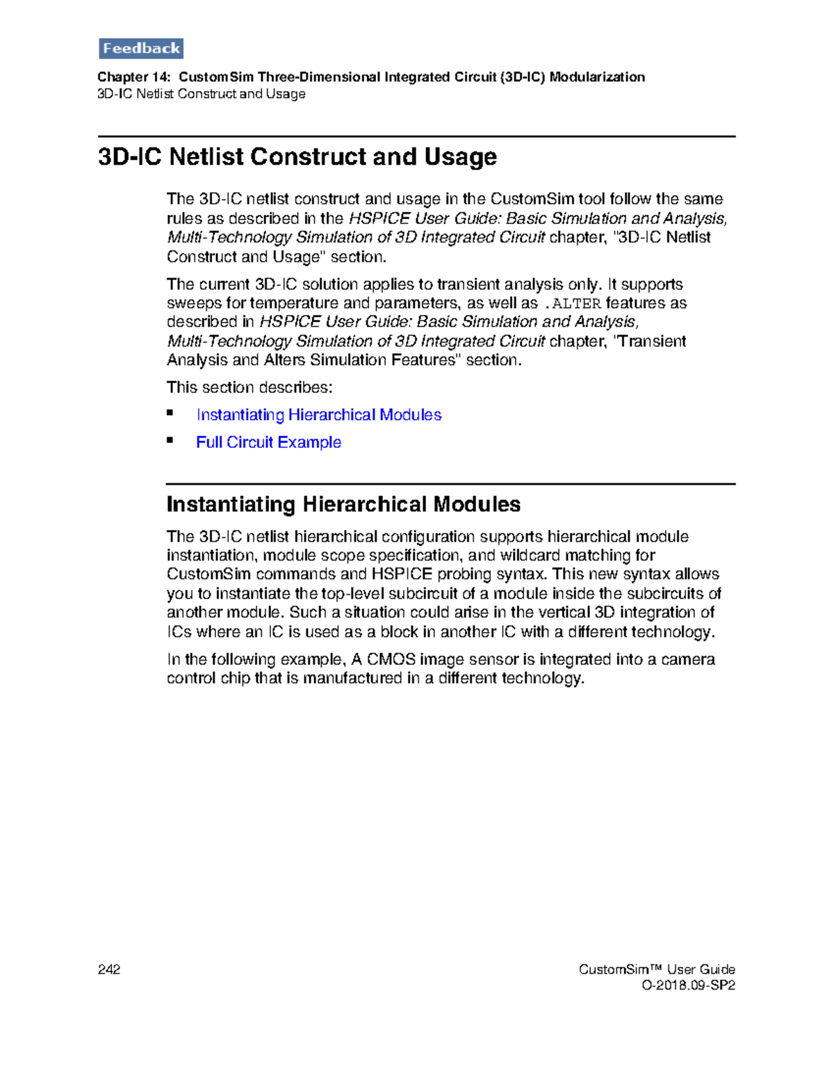 Chapter 14: CustomSim IC Modularization Netlist Usage Guide - Studocu