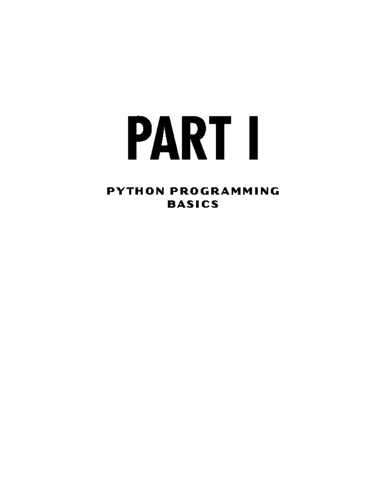 BPLCK205B Python Programming Module 1: Basics and Expressions - Studocu