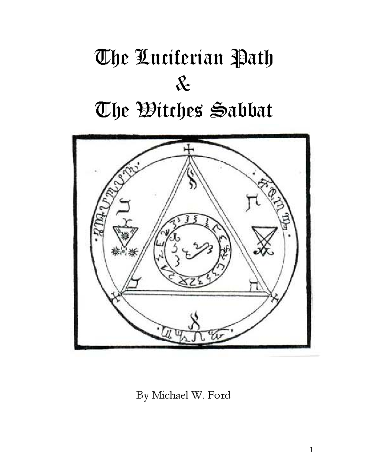 The Luciferian Path: Insights into the Witches' Sabbat - Studocu