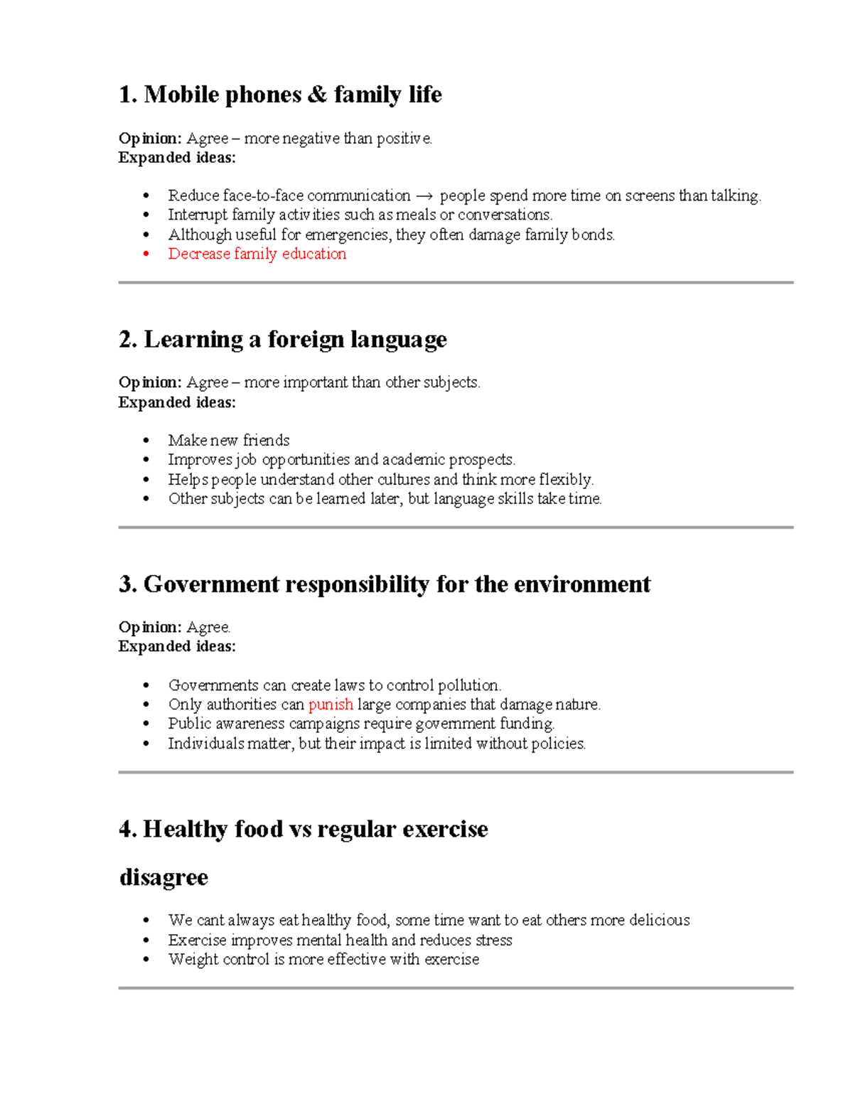 Writing - Opinion Essays on Family, Language, Environment, and More ...