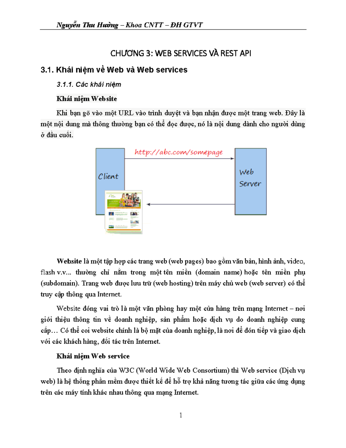 Rest API - rest api - CHƯƠNG 3 : WEB SERVICES VÀ REST API 3. Khái niệm ...