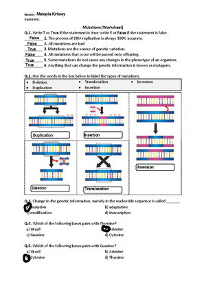 QCAA Biology Unit 2 Practice Exam - Which of the following is the ...