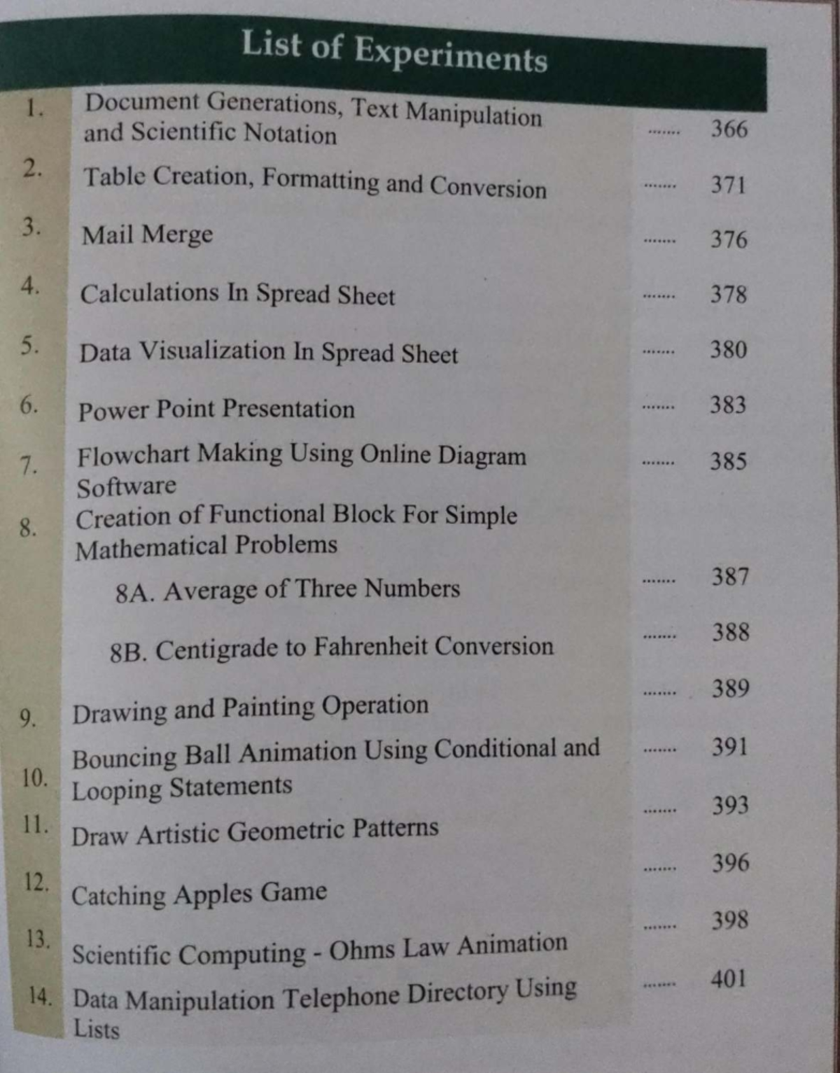 EOC Lab Manual: Experiments in Document Manipulation & Data Visualization - Studocu