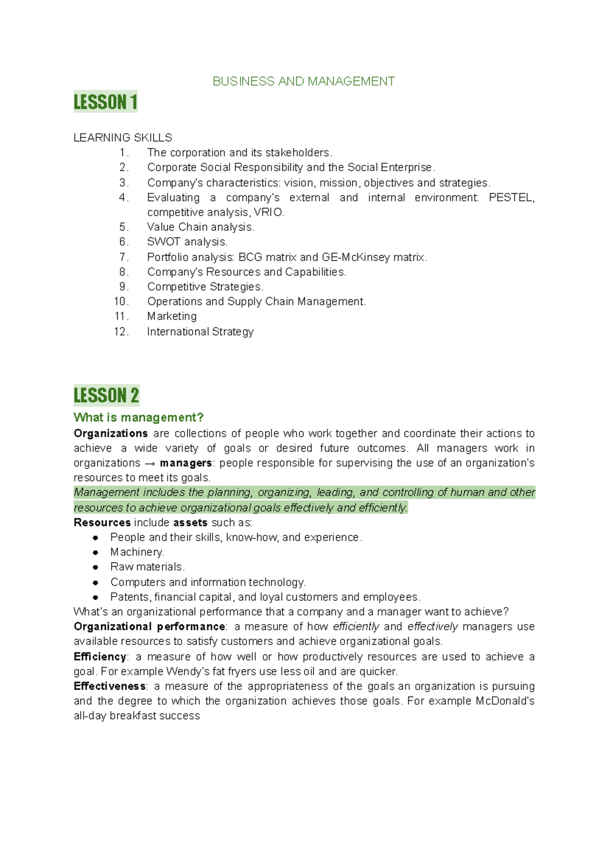 AND Corporation: Social Responsibility & BCG Matrix Analysis (BUS 101 ...