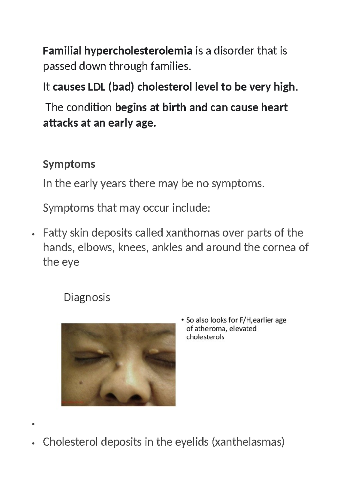 Familial Hypercholesterolemia: Understanding Symptoms and Treatment ...