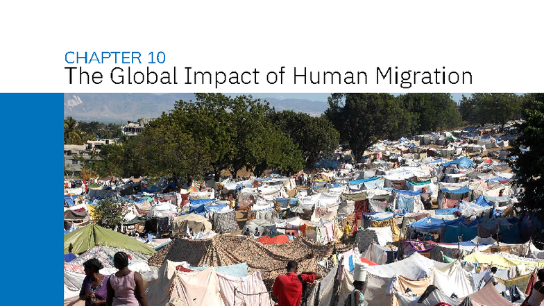 CHAPTER 10 The Global Impact of Human Migration: An Analytical Overview - Studocu