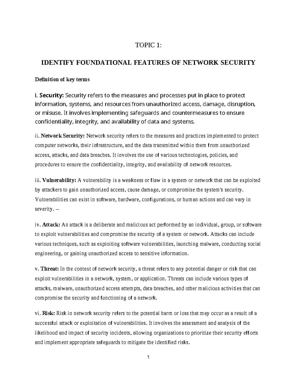 Network Security Fundamentals: Key Terms and Threats Overview (CS101 ...