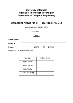 Lab 5 Wireshark IP v8.1 for students - Wireshark Lab: IP v8. Supplement to Computer Networking ...