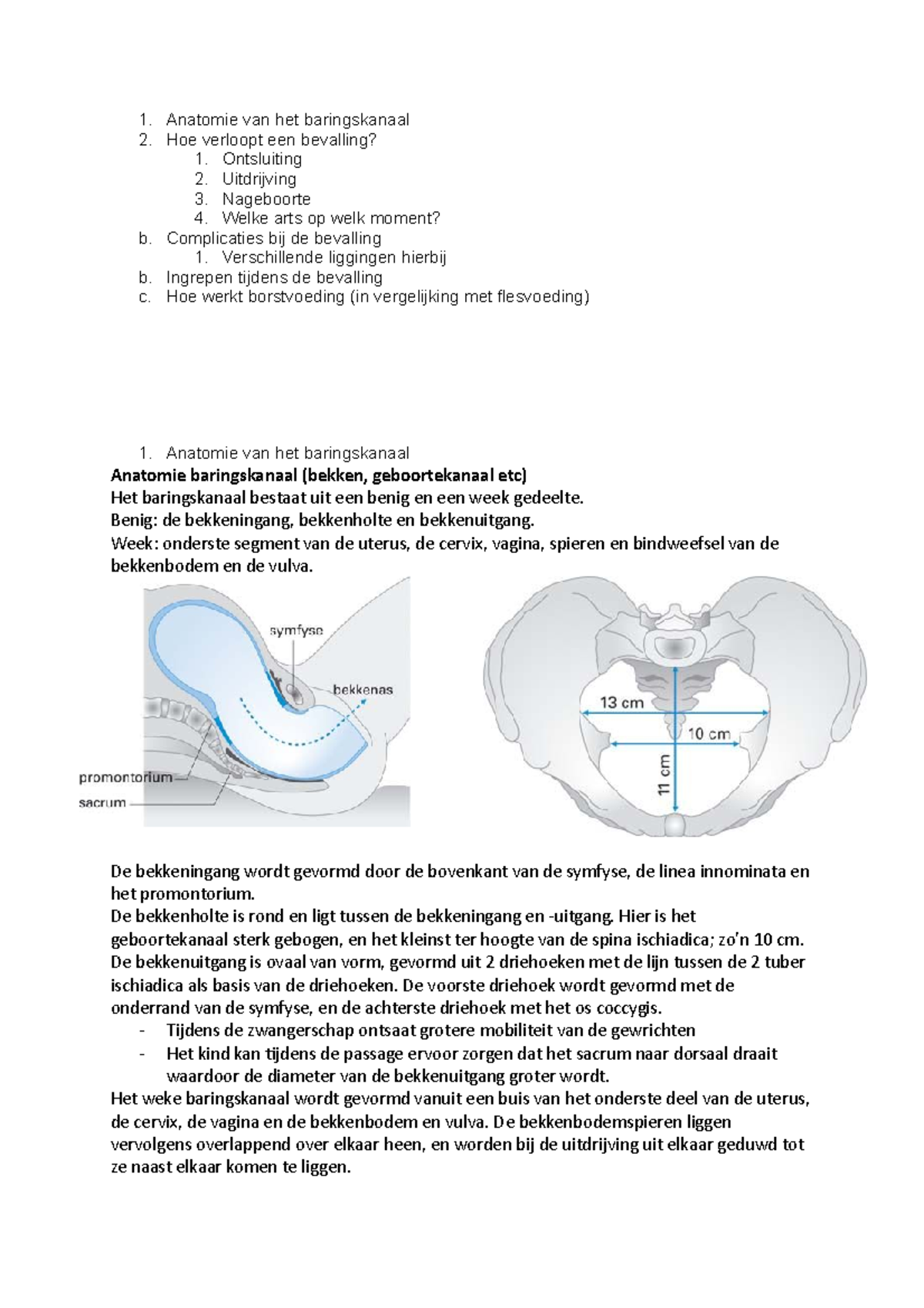 Groei en Ontwikkeling Casus: Bevalling en Borstvoeding Studie (Jaar 2 ...