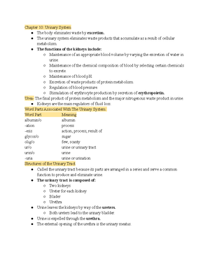 Medical Terminology Chapter 7 Notes - Chapter 7: Circulatory System The ...