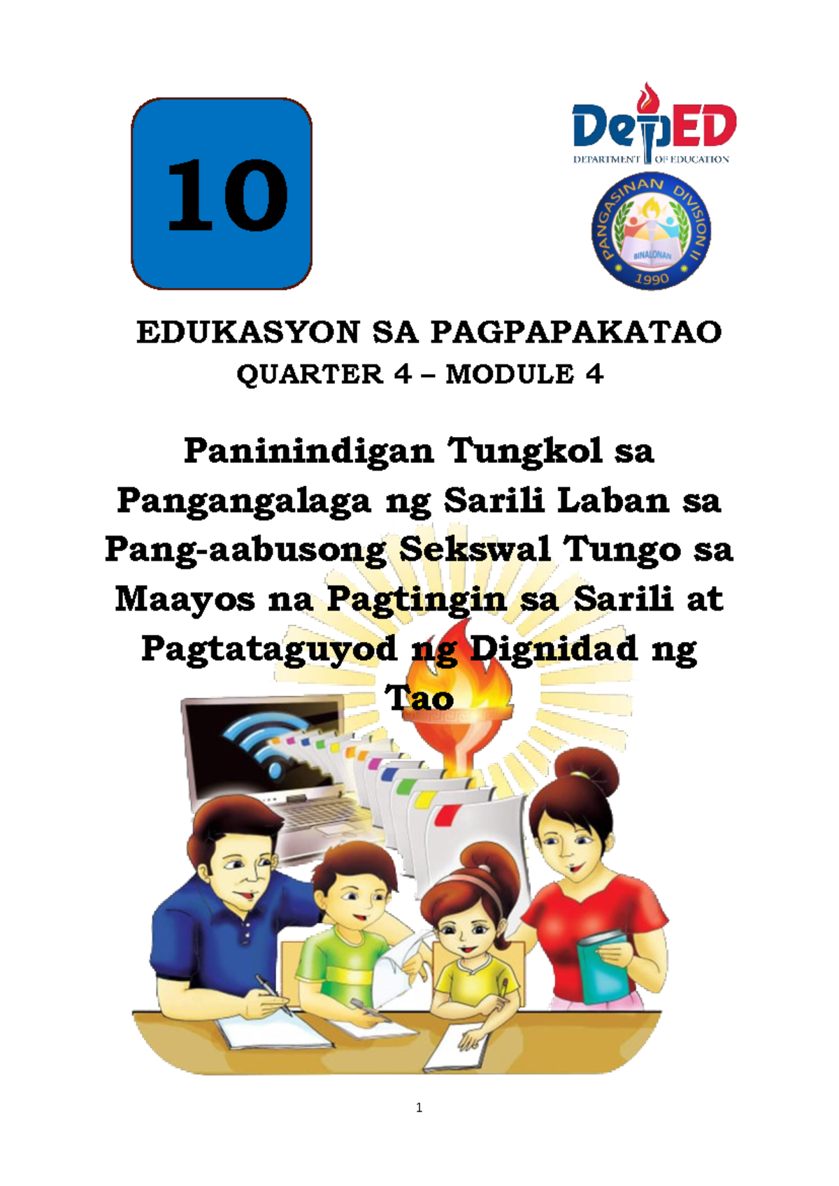 Es P 10 Modyul 4 Ikaapat na Linggo Q4 4 - EDUKASYON SA PAGPAPAKATAO QUARTER 4 – MODULE 4 - Studocu