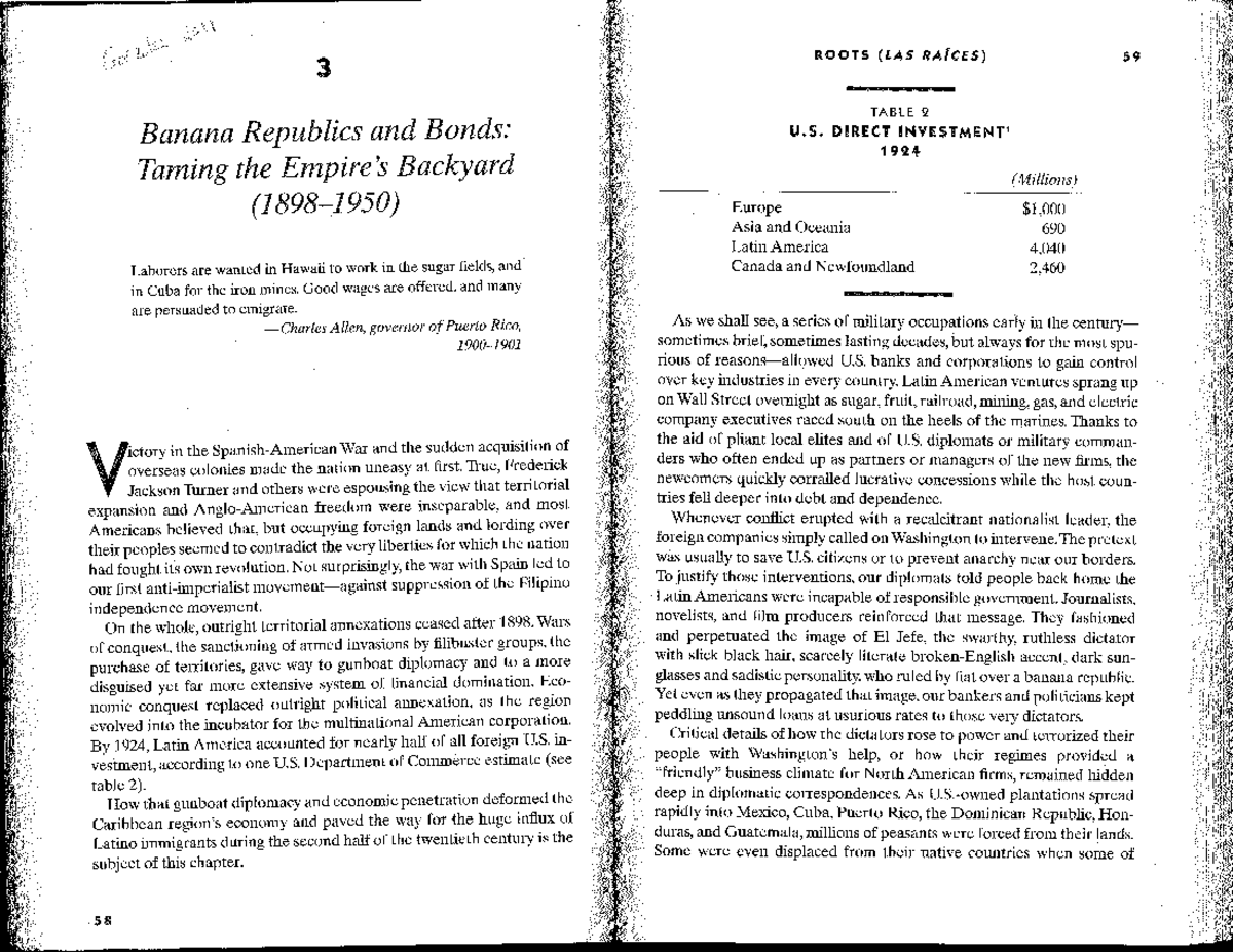 Harvest of Empire: Analysis of Chapters 3, 6, and 7 Insights - Studocu