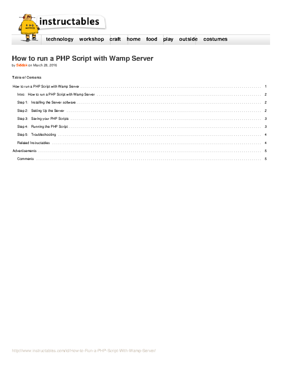 How to Run a PHP Script With Wamp Server - You can use this method to run PHP scripts you may ...