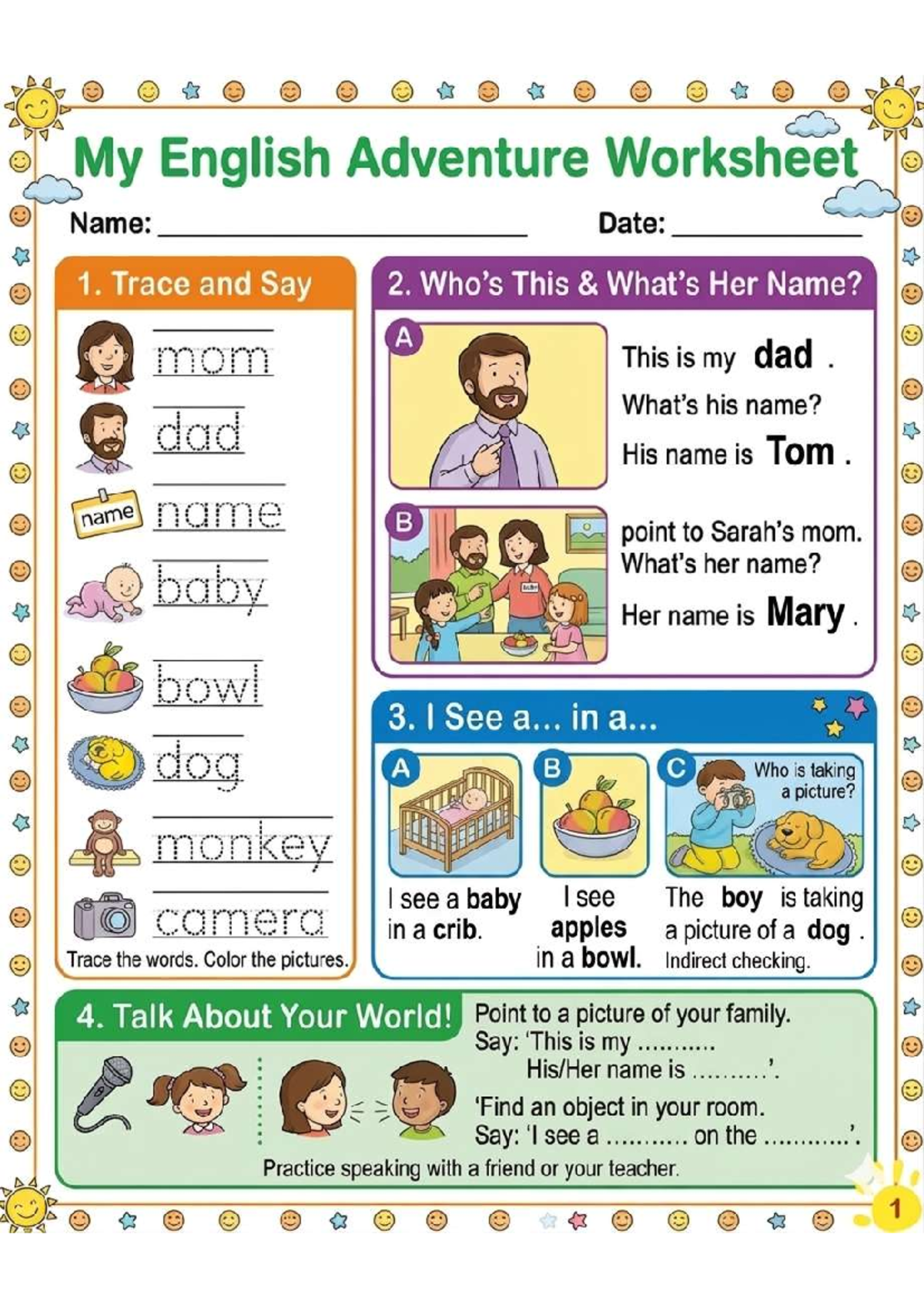 English Adventure: Unit 2 - This is My Mom in Baby's Room - Studocu