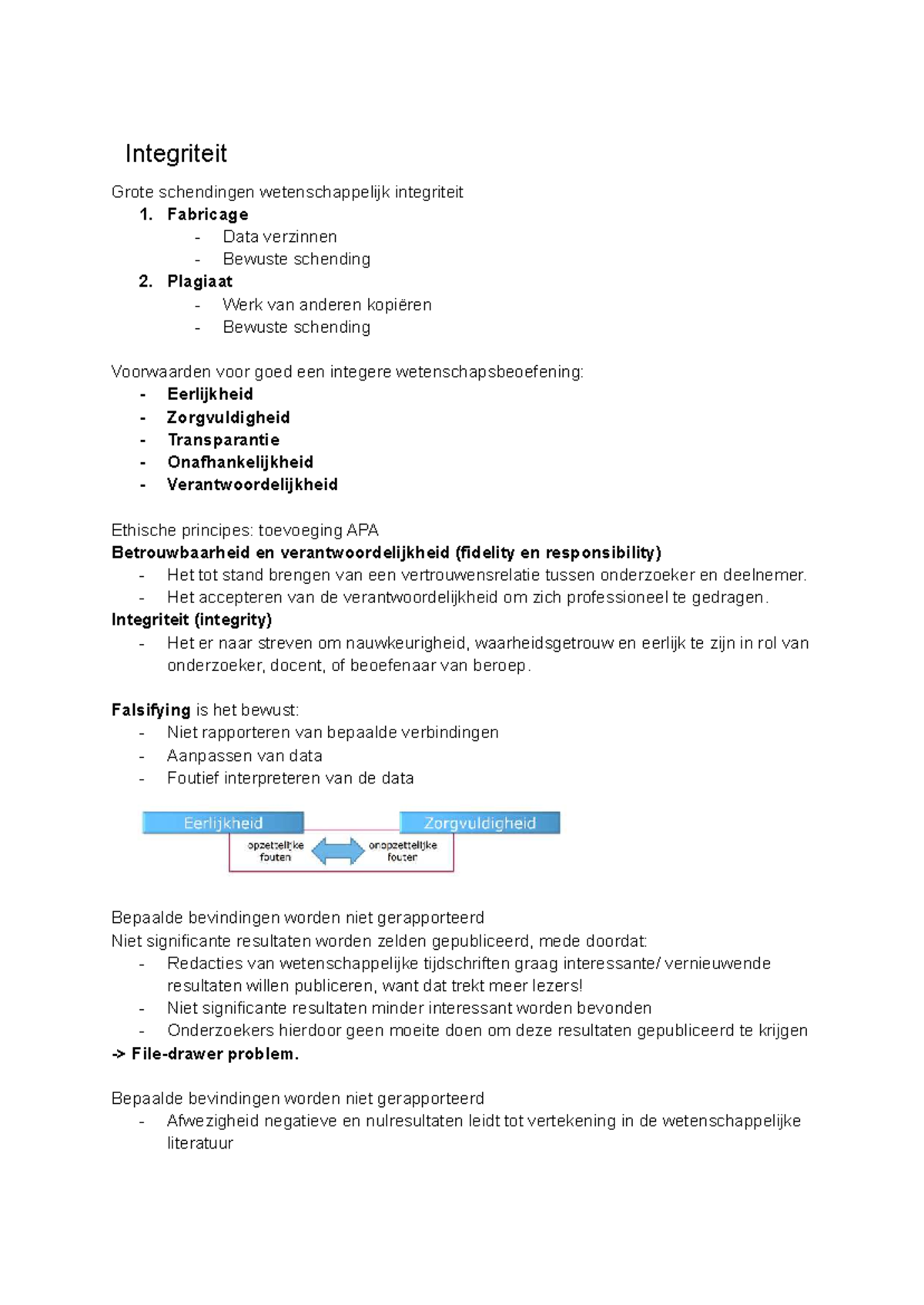 HC12 - Integriteit en Ethische Principes in Wetenschappelijk Onderzoek ...