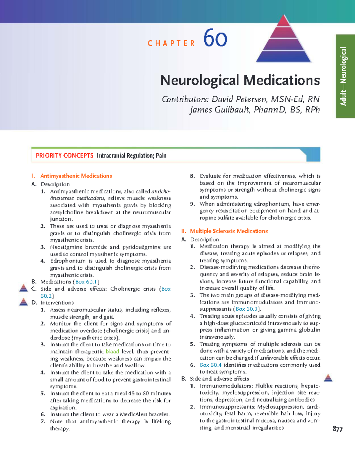 Neurological Medications for MS & MG: Key Concepts & Interventions ...