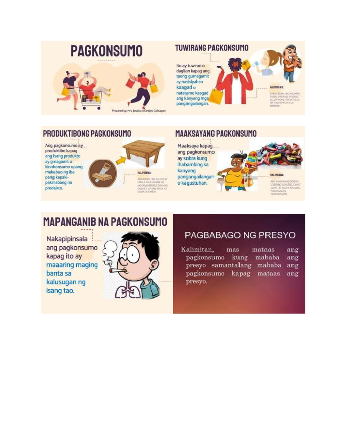 PAGKONSUMO: Tuwiran at Maaksayang Pagkonsumo sa Ekonomiya - Studocu