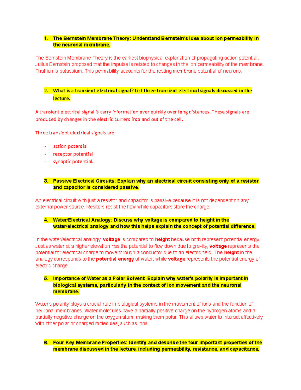 Final Exam Study Guide for Course XYZ-123: Key Concepts and Topics ...