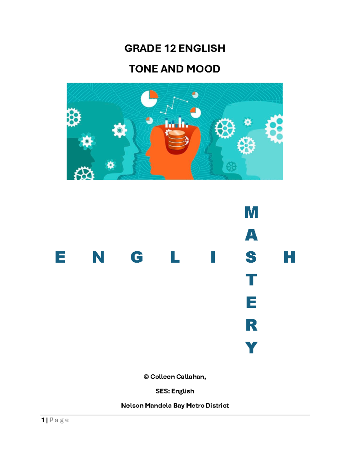 GRADE 12 ENGLISH POETRY TONE & MOOD MASTER NOTES - Studocu