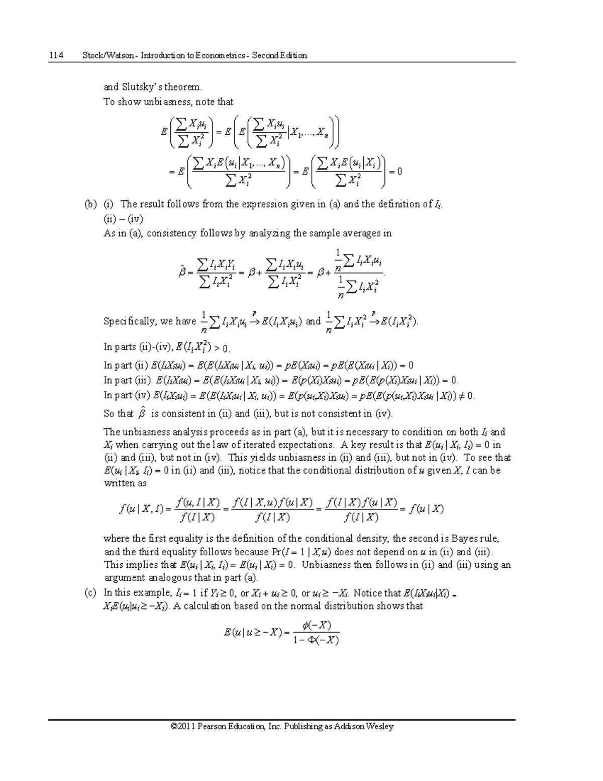 Solution Manual for Intro to Econometrics, 3rd Ed. (Stock & Watson ...