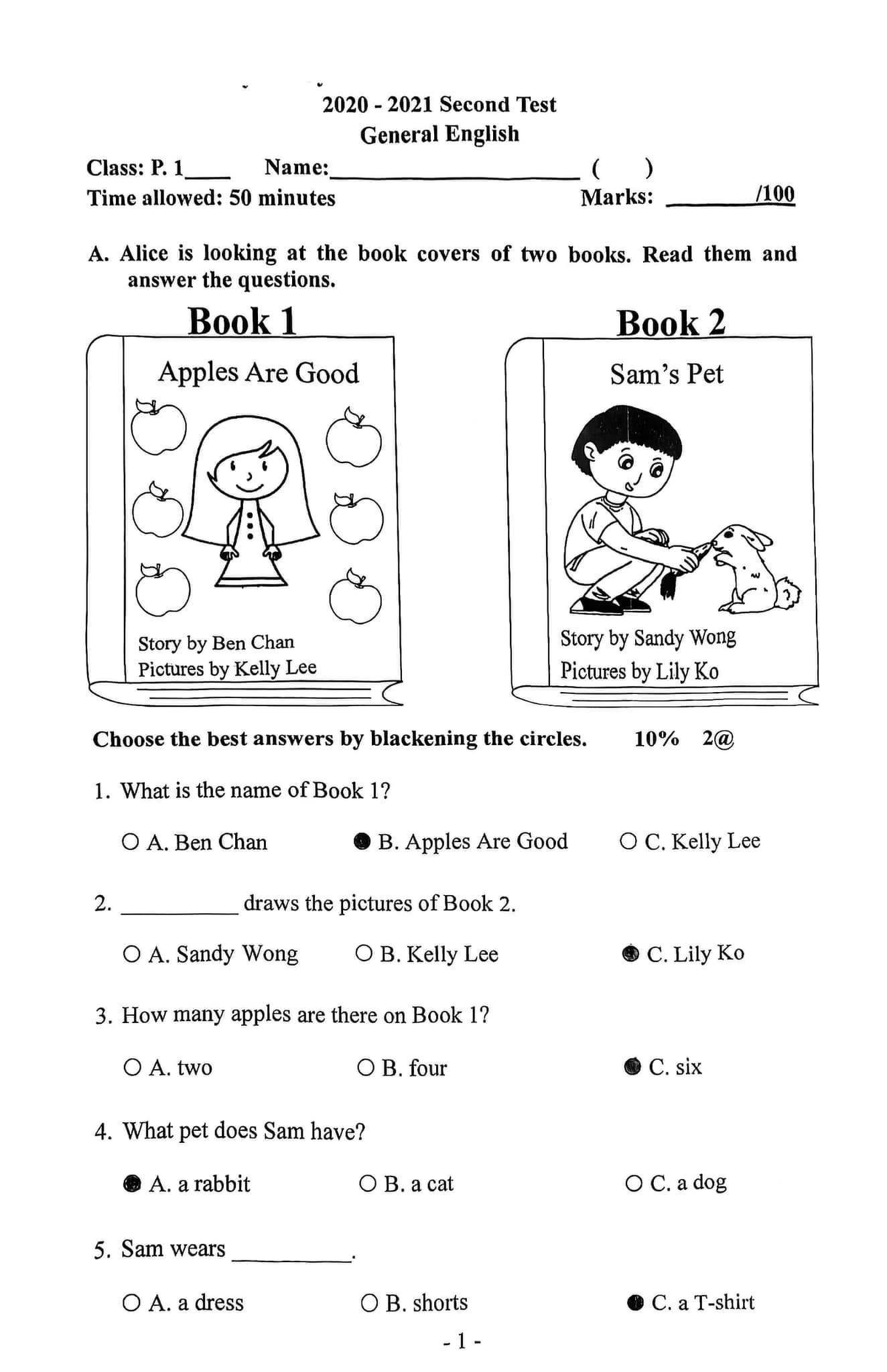 P1 2nd Test: General English Exam Review and Practice - Studocu