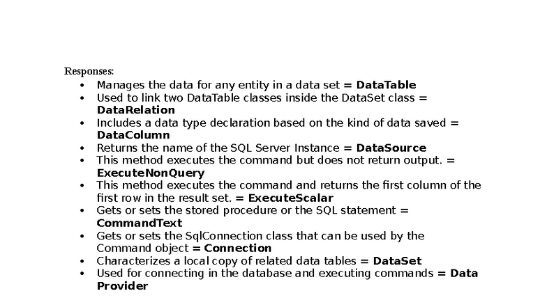 Quiz 7: Data Management Concepts and SQL Commands - Studocu
