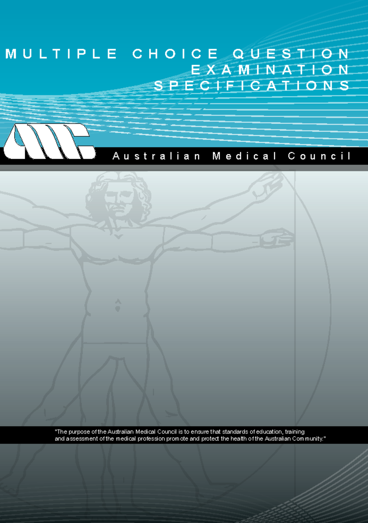 AMC MCQ Examination Guidelines and Specifications - Studocu