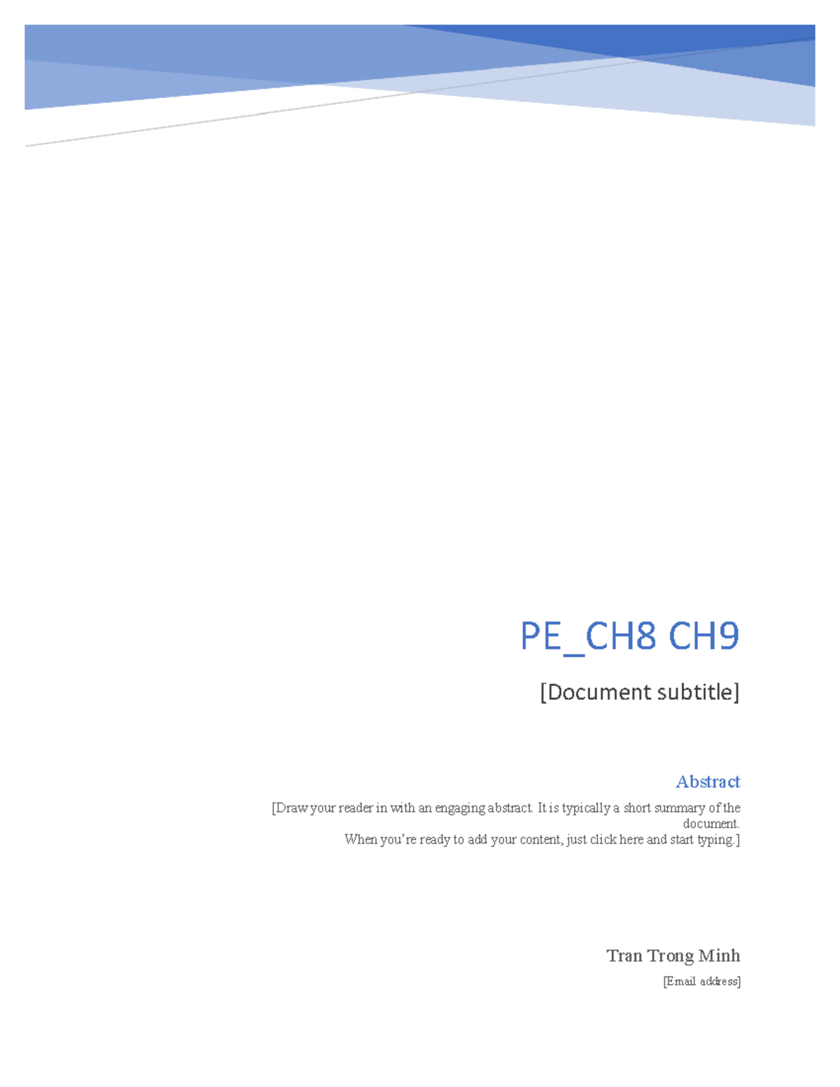 PE 2019 CH8 CH9 Abstract: Engaging Control System Design - Studocu