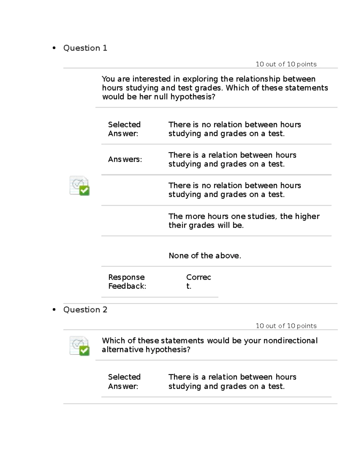 PSY 7709 Unit 1 Quiz - Quiz - Question 1 4 out of 4 points A feature of an event that can be ...