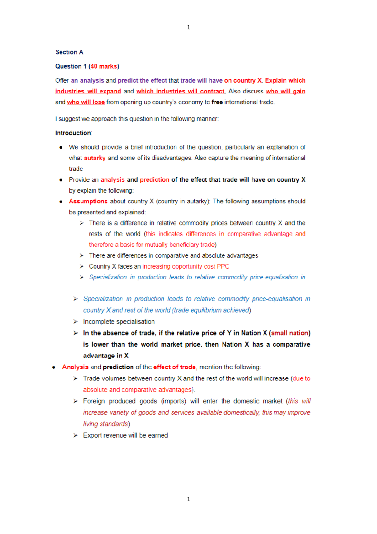 Assignment - EKN 2A - Studocu