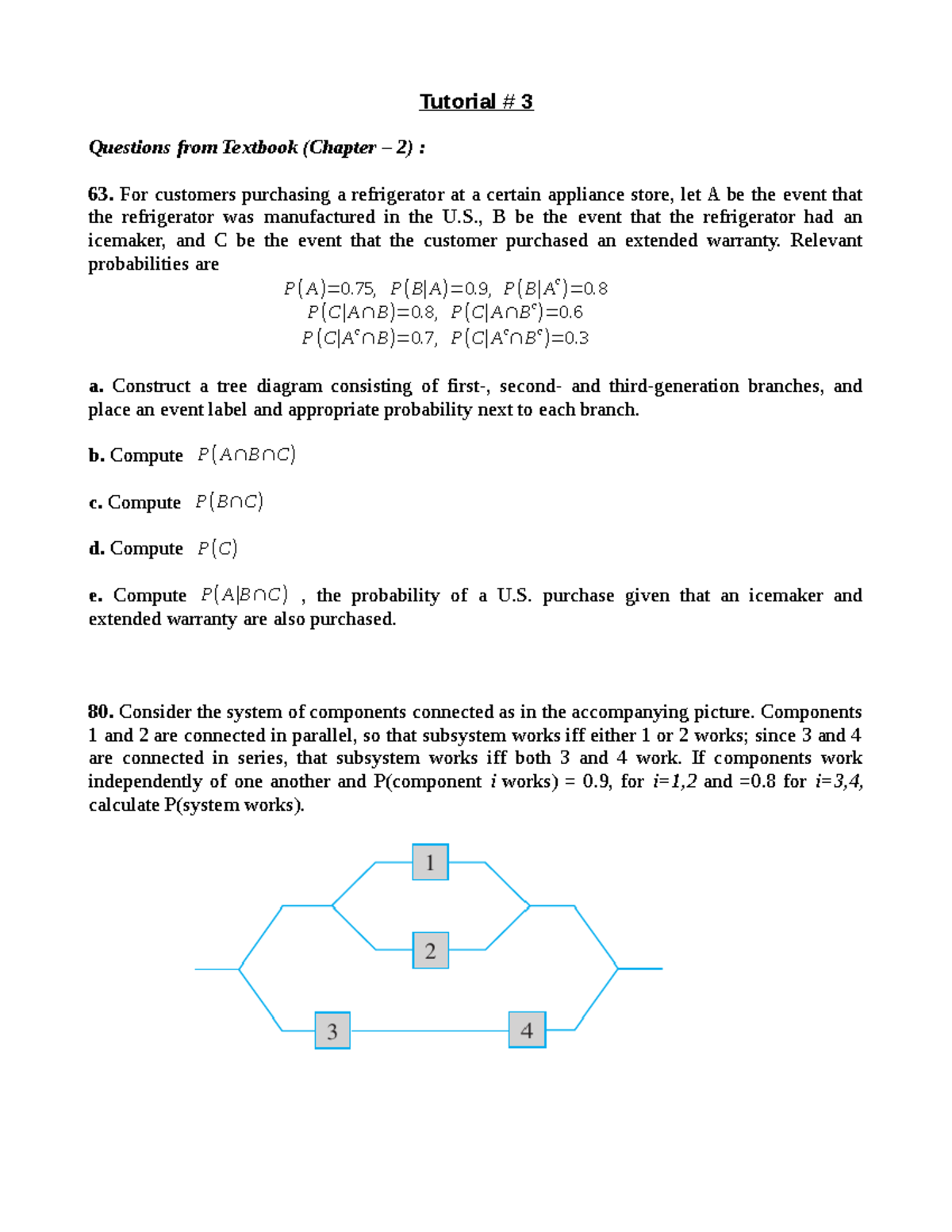 Tutorial 3 - Probability and Events Analysis - Studocu