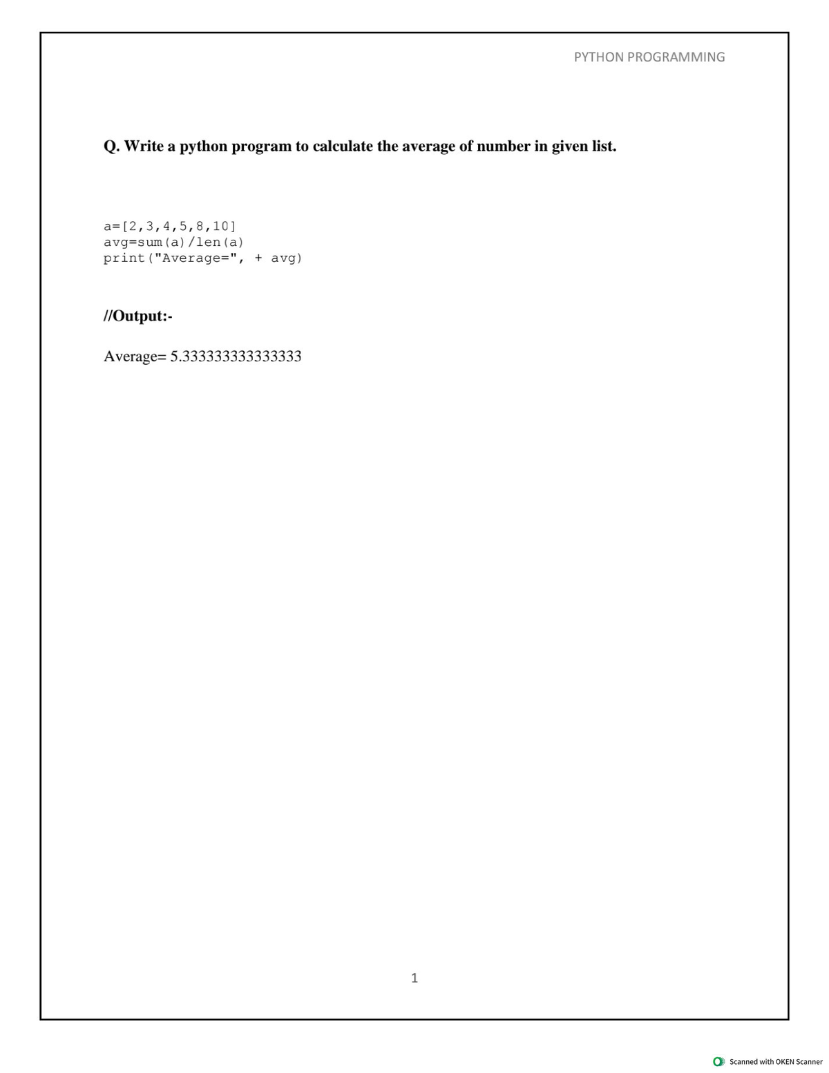 PYTHON PROGRAMMING Q. Solutions to Common Python Problems - Studocu