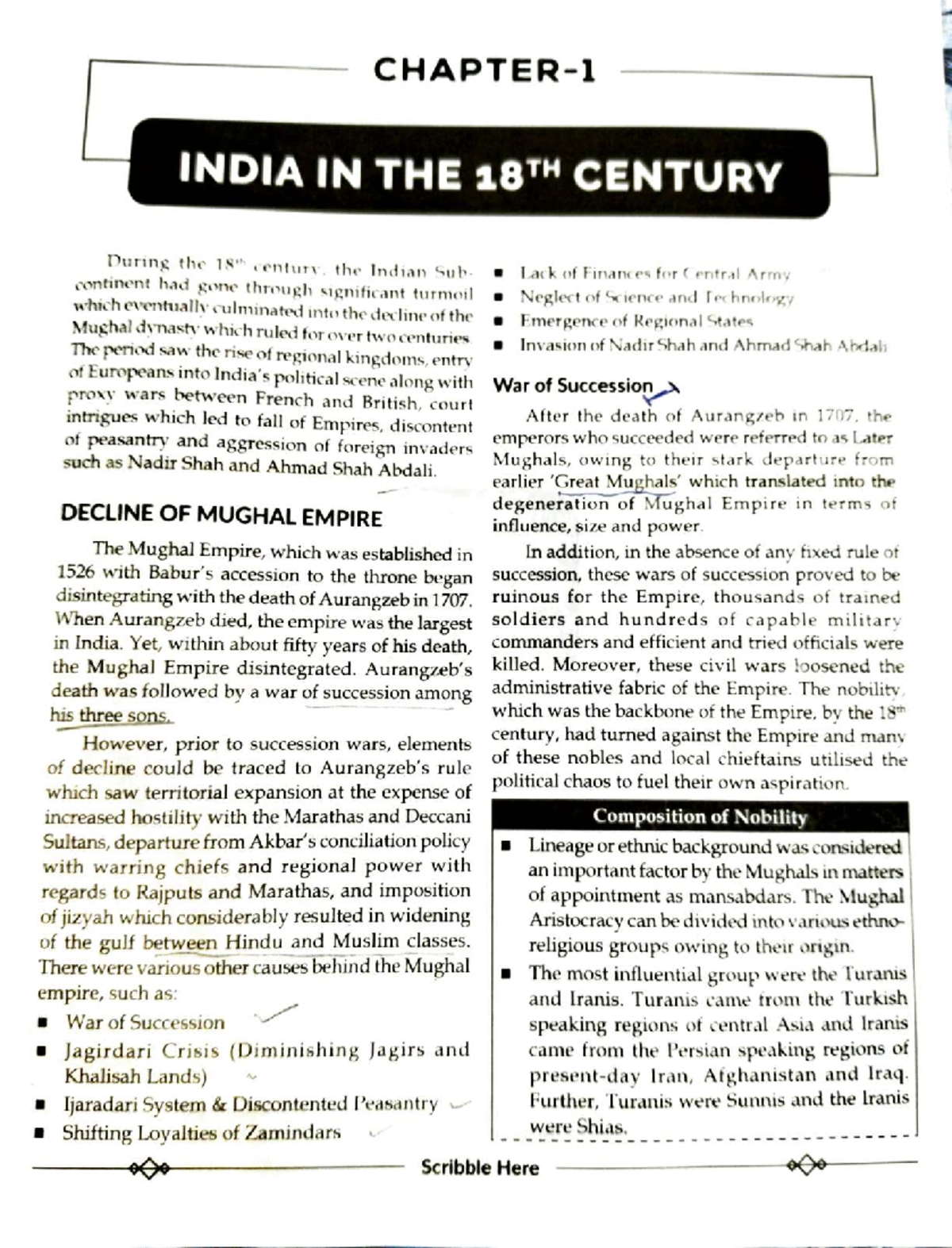 INDIA IN THE 18TH CENTURY: Decline of the Mughal Empire and Rise of ...