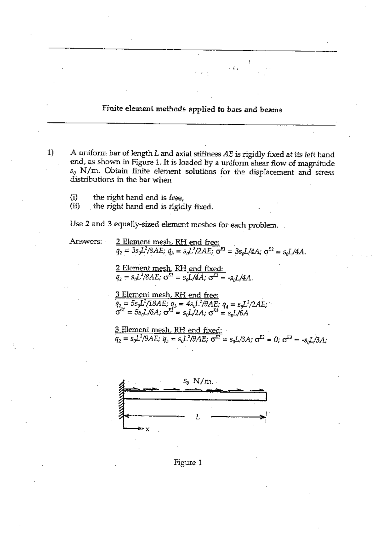 FEA Practice Questions & Solutions: A Comprehensive Guide - Studocu