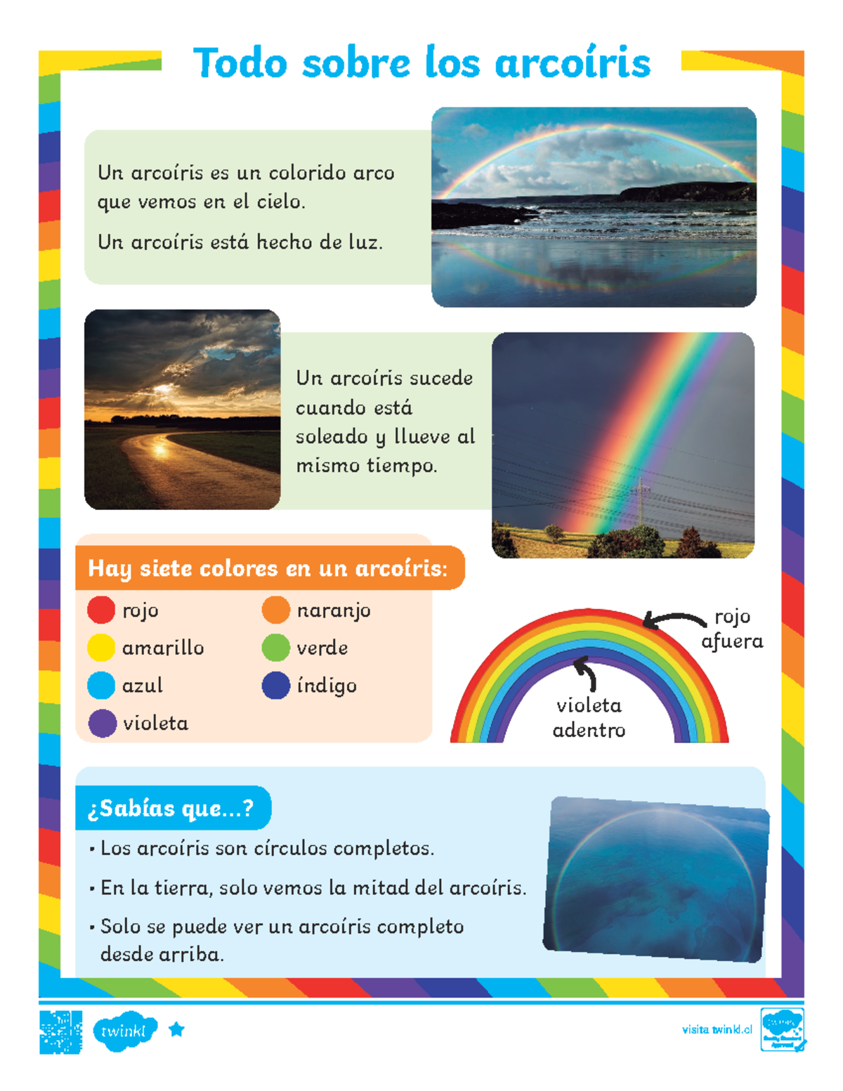 -comprension-de-lectura-todo-sobre-los-arcoiris-actividad-diferenciada ...